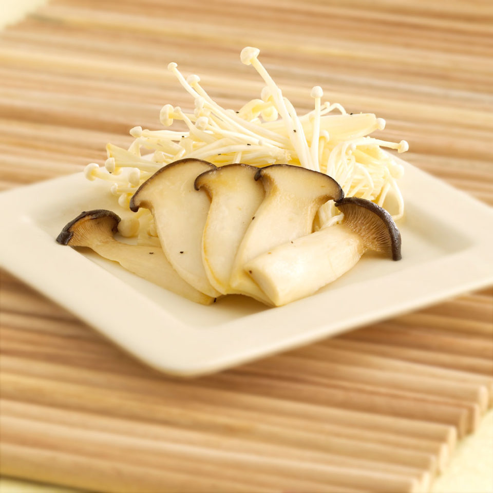 Enoki & King Oyster Butter Sauté – Enviro Mushroom Farm